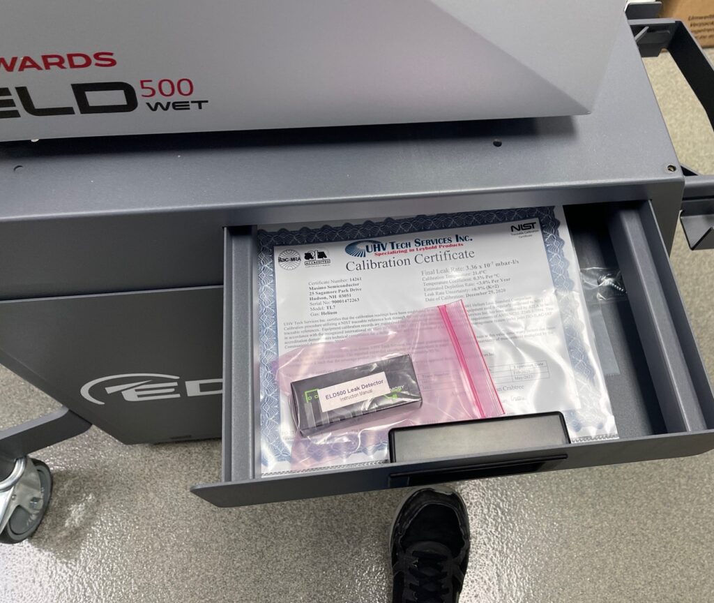 Edwards ELD500 Helium Leak Detector - UHVTS